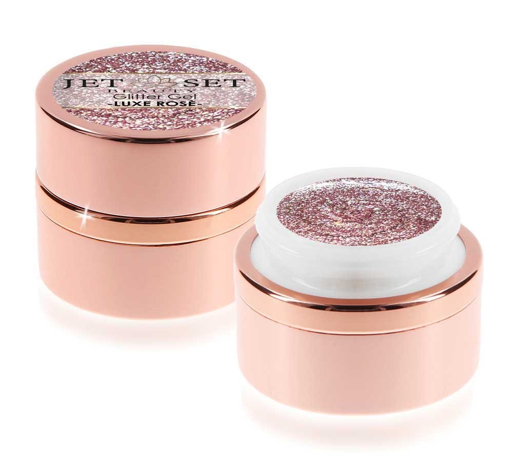 Glitter Gel LUXE ROSE - Glitter-Gele - Effect-Gele - UV-Gele - Jet Set ...