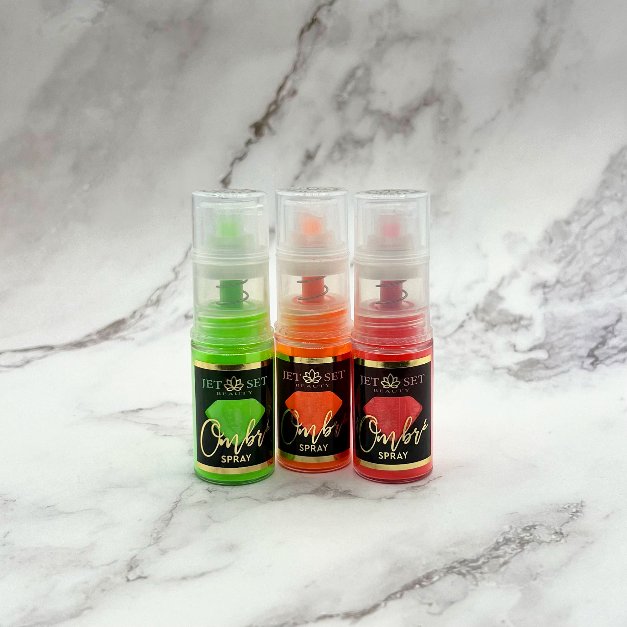 Ombré Spray | NEON SET - Ombré-Powder - Nailart - Jet Set Beauty ...
