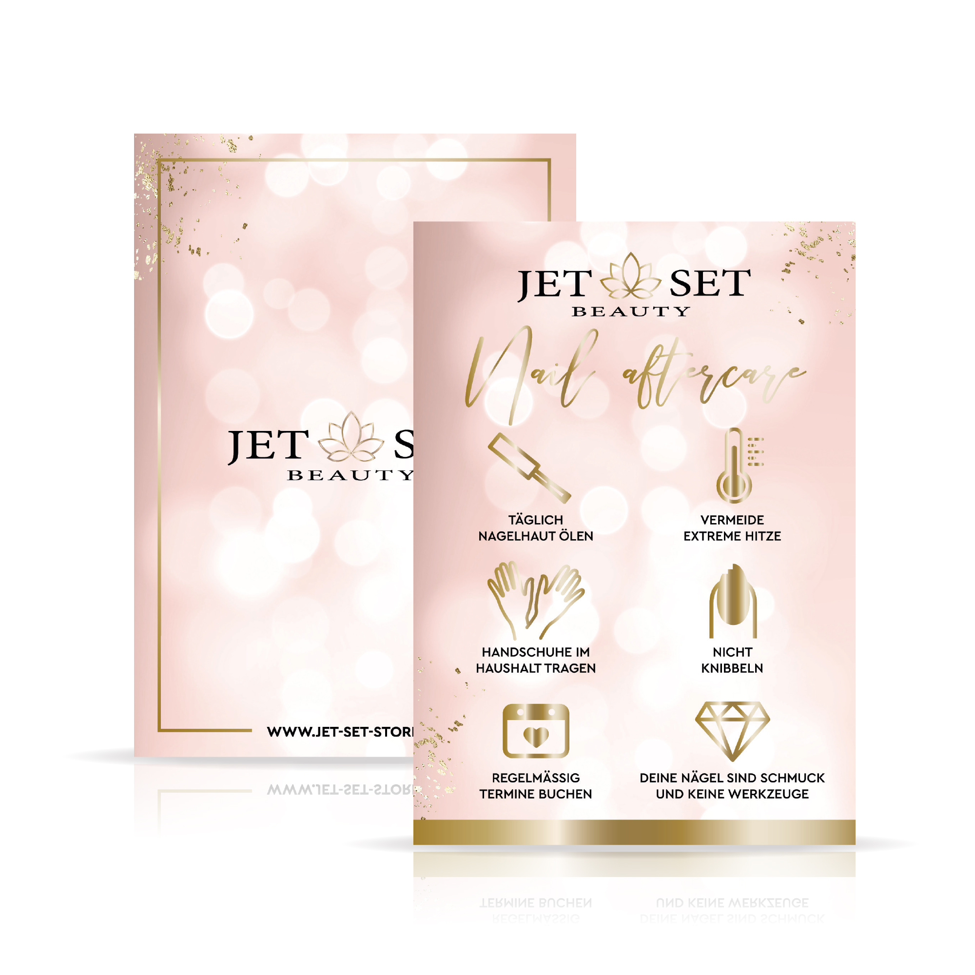 JSB NAILCARE CARD | ROSÉ - Jet Set Beauty | Onlineshop